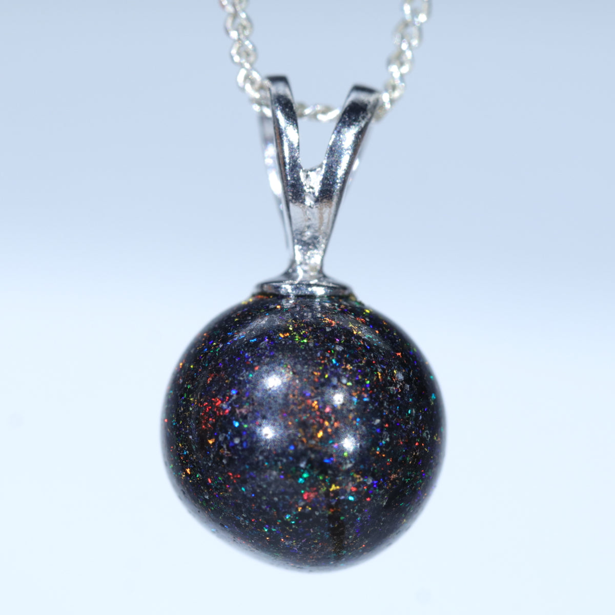 Australian Boulder Matrix Opal Pendant - Fairy Opal